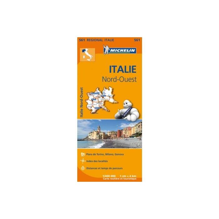 Michelin 561 Italie Nord-Ouest | Strassenkarten bei hajk.ch