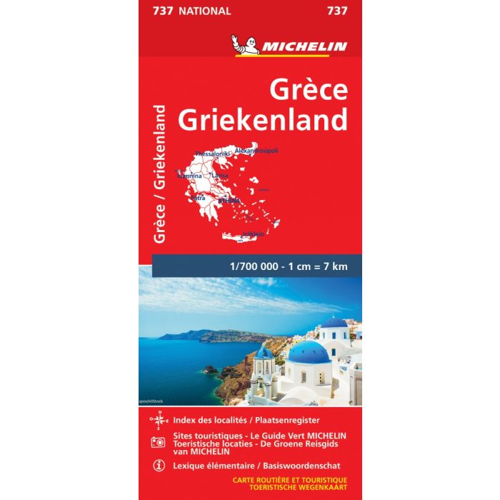 Michelin 737 Griechenland | Strassenkarten bei hajk.ch