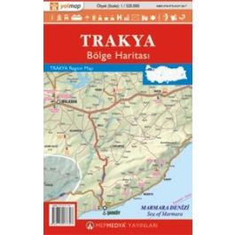 Strassenkarte Trakya (Ostthrakien) 1:320 000 / Mep Medya