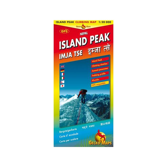 Bergsteigerkarte Island Peak (Nepal) 1:20 000 / Gecko Maps